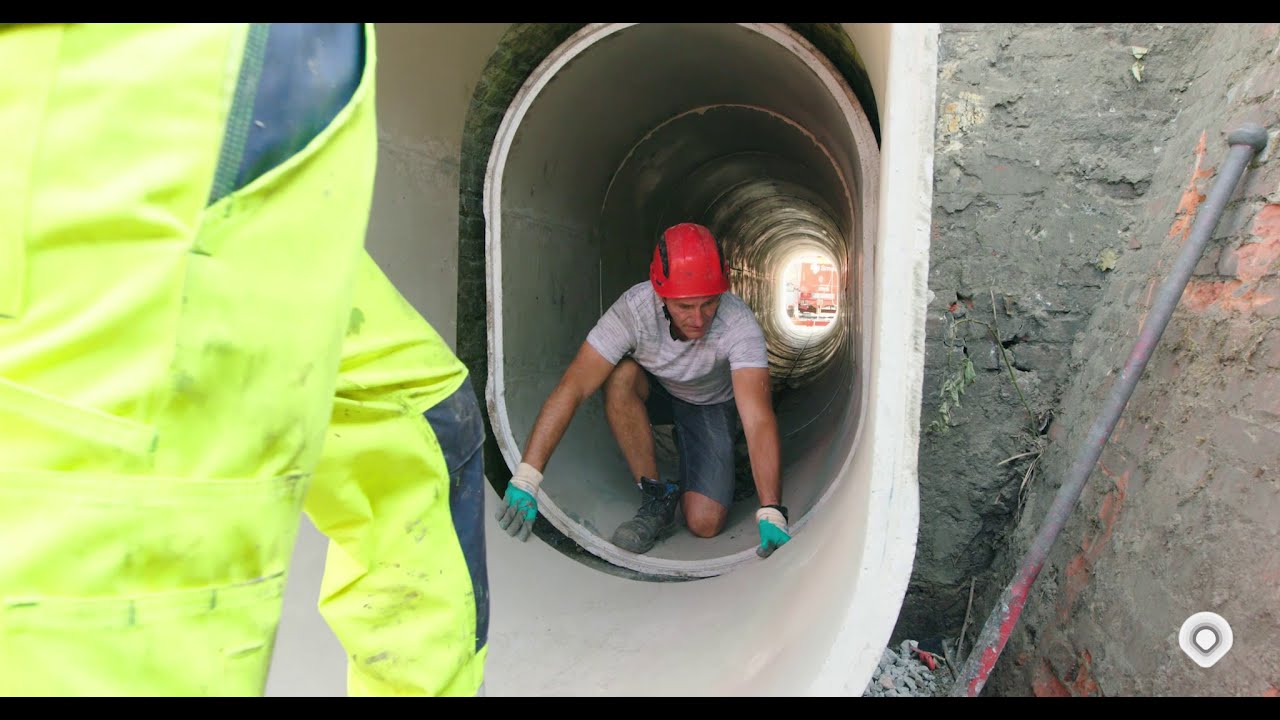 Trenchless sewer rehabilitation and construction with DURA - YouTube