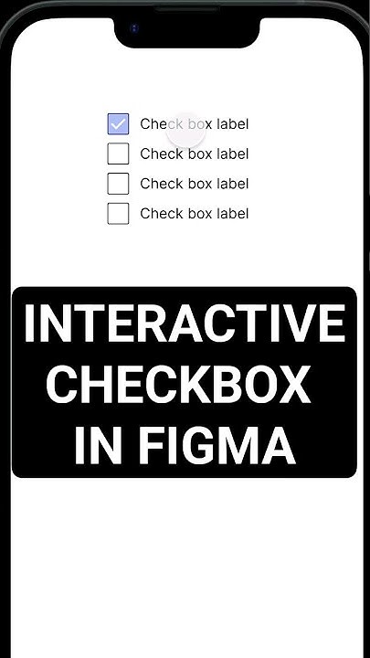How to create an interactive checkbox component in Figma #figma #figmatutorial #ui #figmatips ...