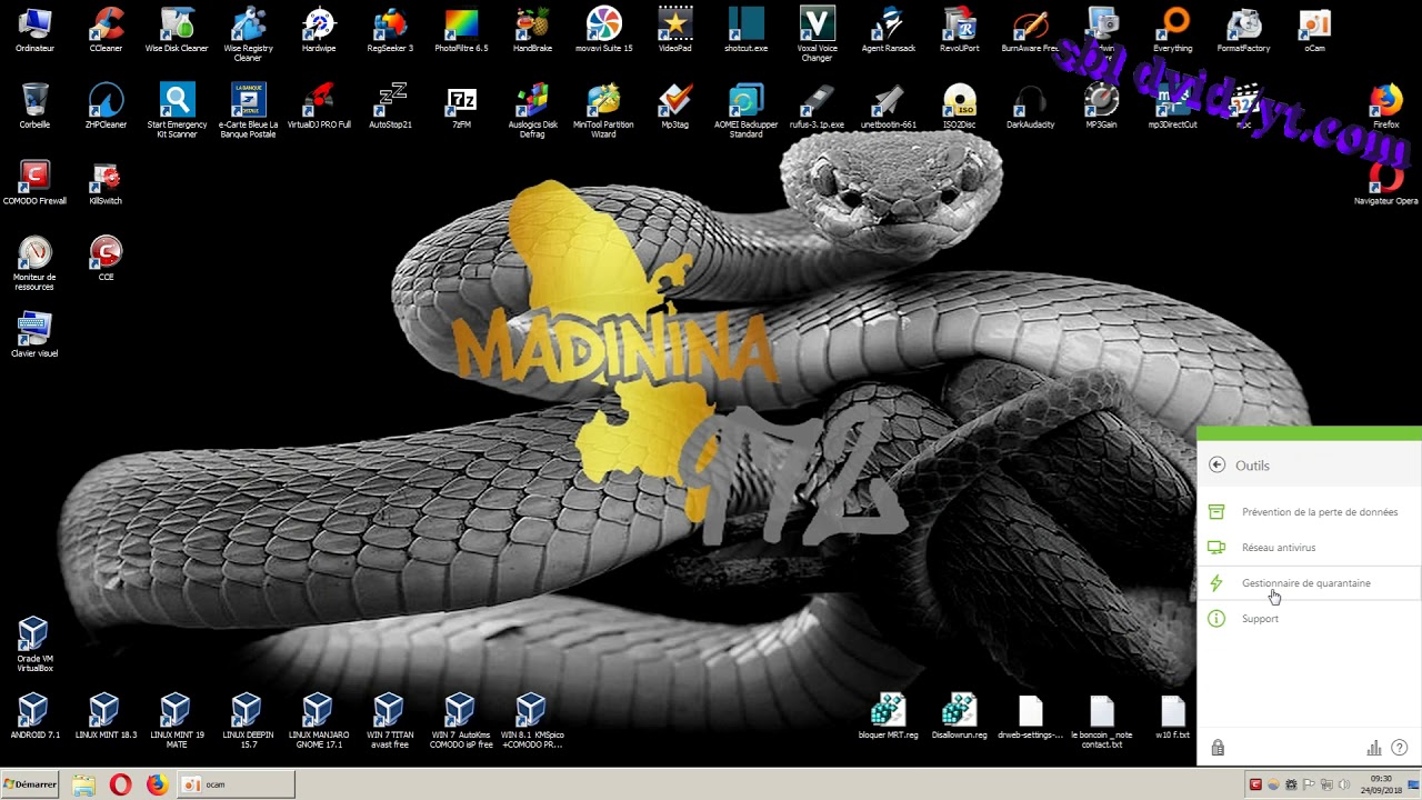 aperçu de l'iso Medicat (tool rescue (iso 11GB extrait/ tuto FR - YouTube
