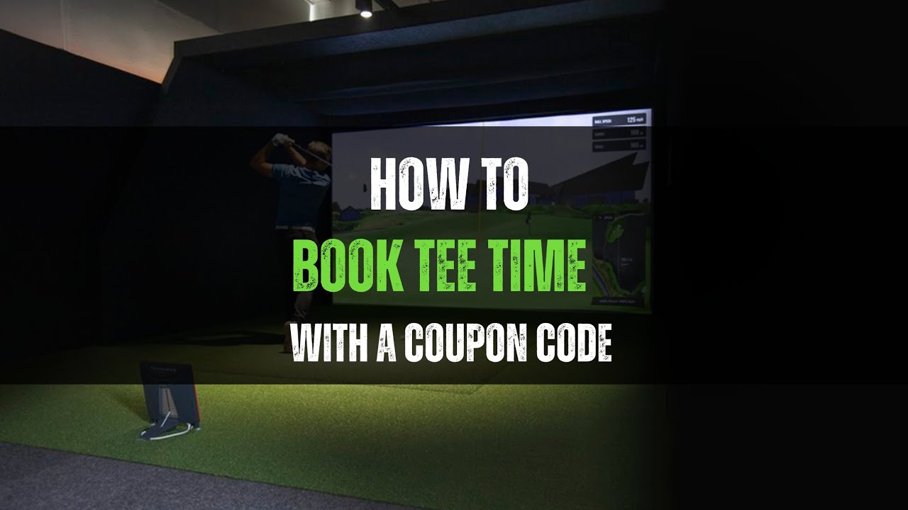 How To Book Tee Time With A Coupon Code - YouTube