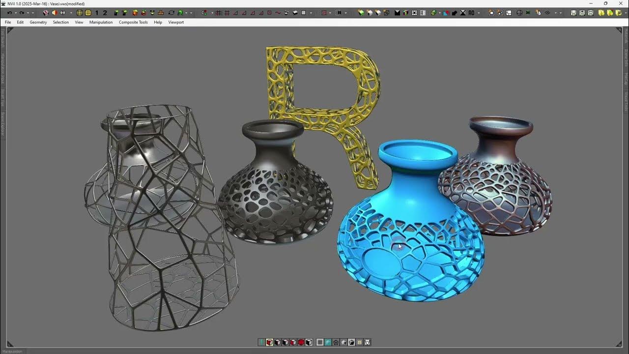 Create Voronoi Mesh(2/2) - YouTube