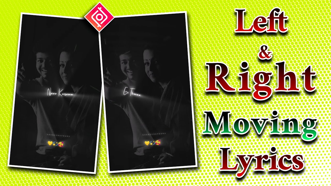 Inshot Left & Right Slide Moving Lyrics | Inshot Lyrics Video Editing ...