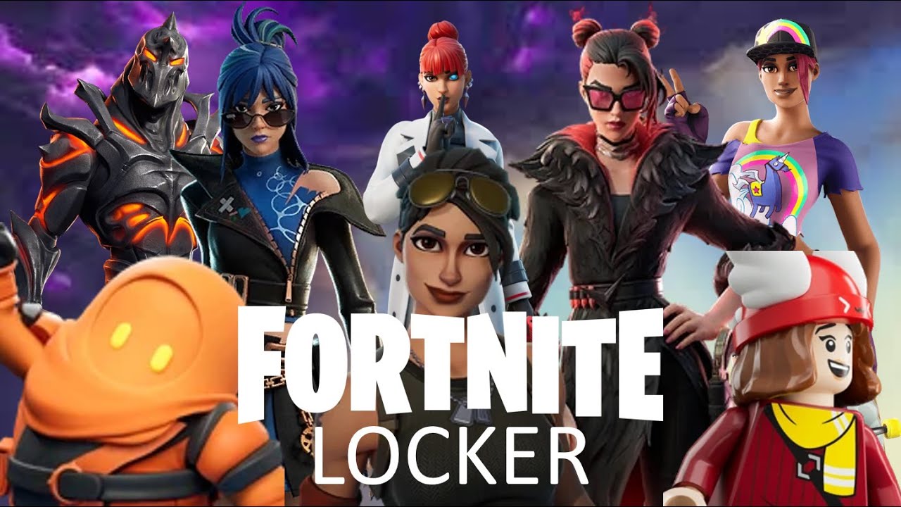 Fortnite Locker SHOWCASE - YouTube