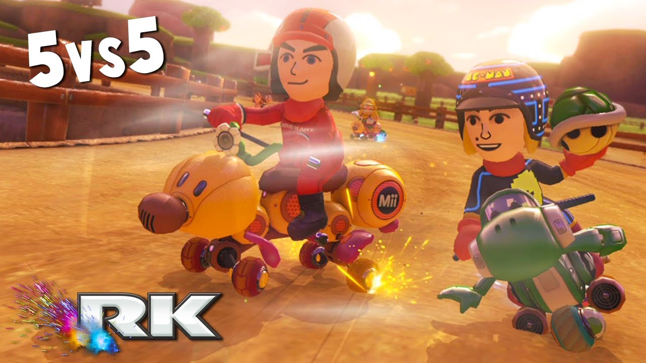 MARIO KART 8 DELUXE COMPETITIVO: RK vs FE | CLAN WAR 5vs5 | Nintendo ...