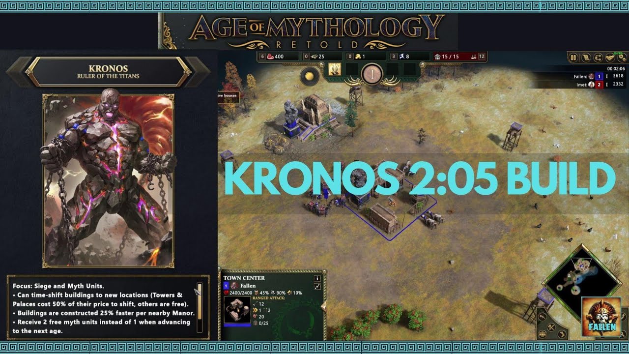 Kronos 2:05 up time build | Age of Mythology Retold - YouTube