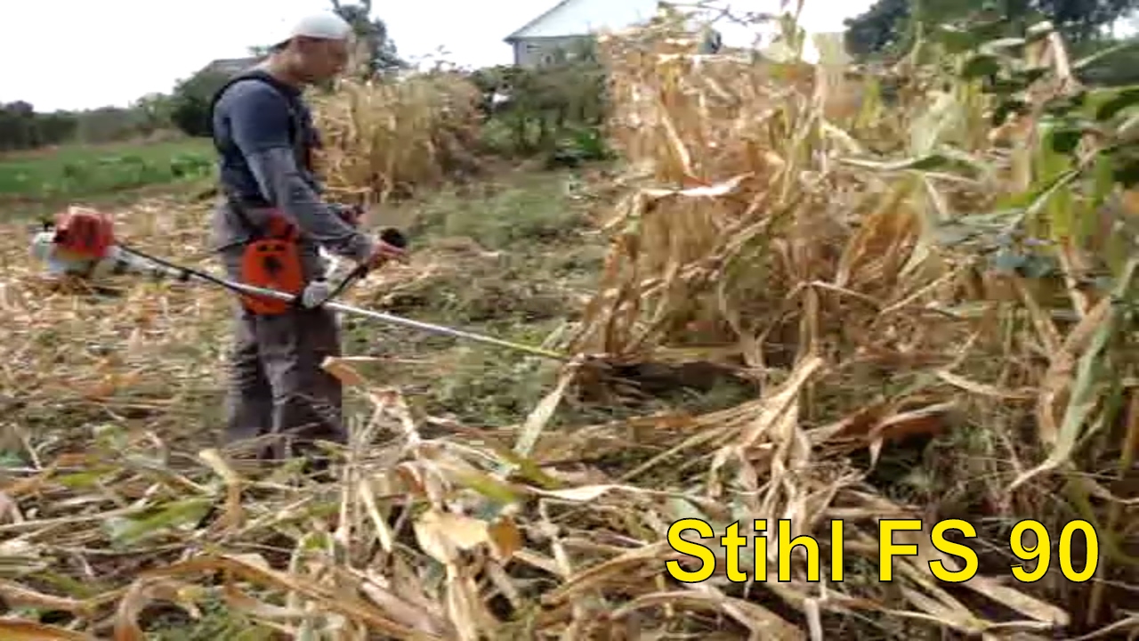 Stihl FS 90 Подстригли йожика) - YouTube