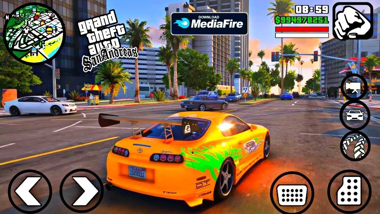 NOVO GTA SAN ANDREAS MOD 4K GRAFICO ULTRA REALISTA EM HD PARA TODOS OS ...
