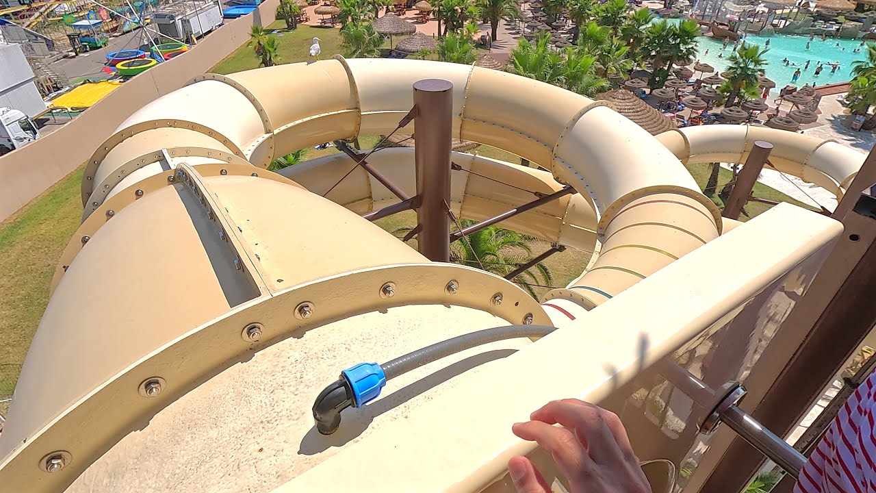 Vortex Water Slide at Aquafollie Caorle Venezia 🇮🇹 - YouTube