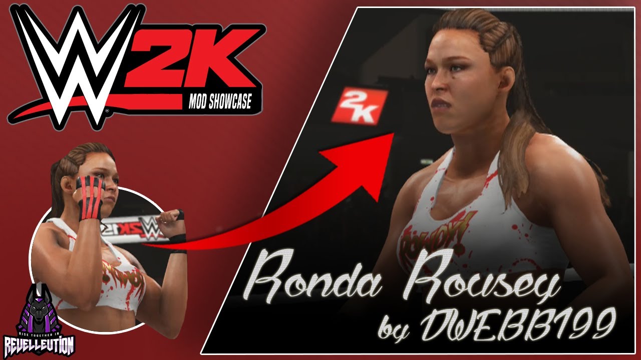 WWE 2K Mod Showcase: Ronda Rousey Update Mod! #WWE2KMods #WWE # ...