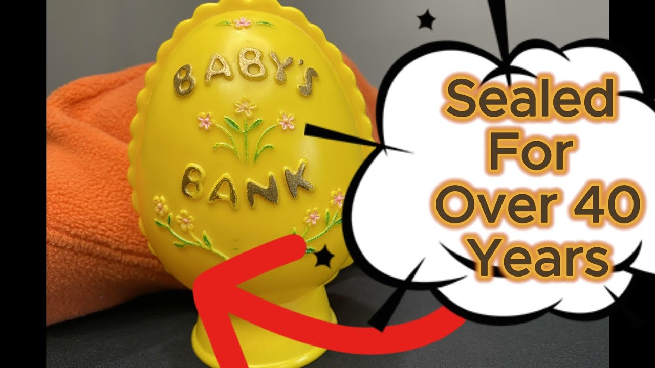 Coin Bank Sealed Since 1980! - YouTube