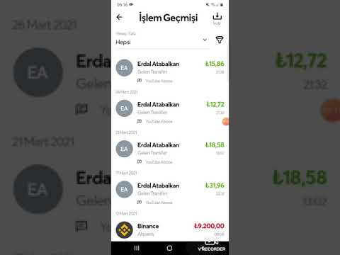 YOUTUBE İZLE İZLETTİR TL KAZAN ÖDEME KANITLI