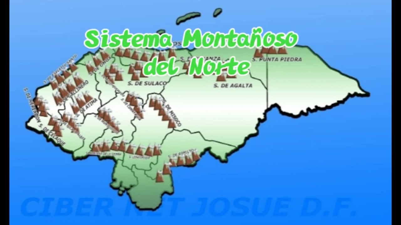 Honduras y su espacio geográfico: Orografía e Hidrografía | Séptimo ...