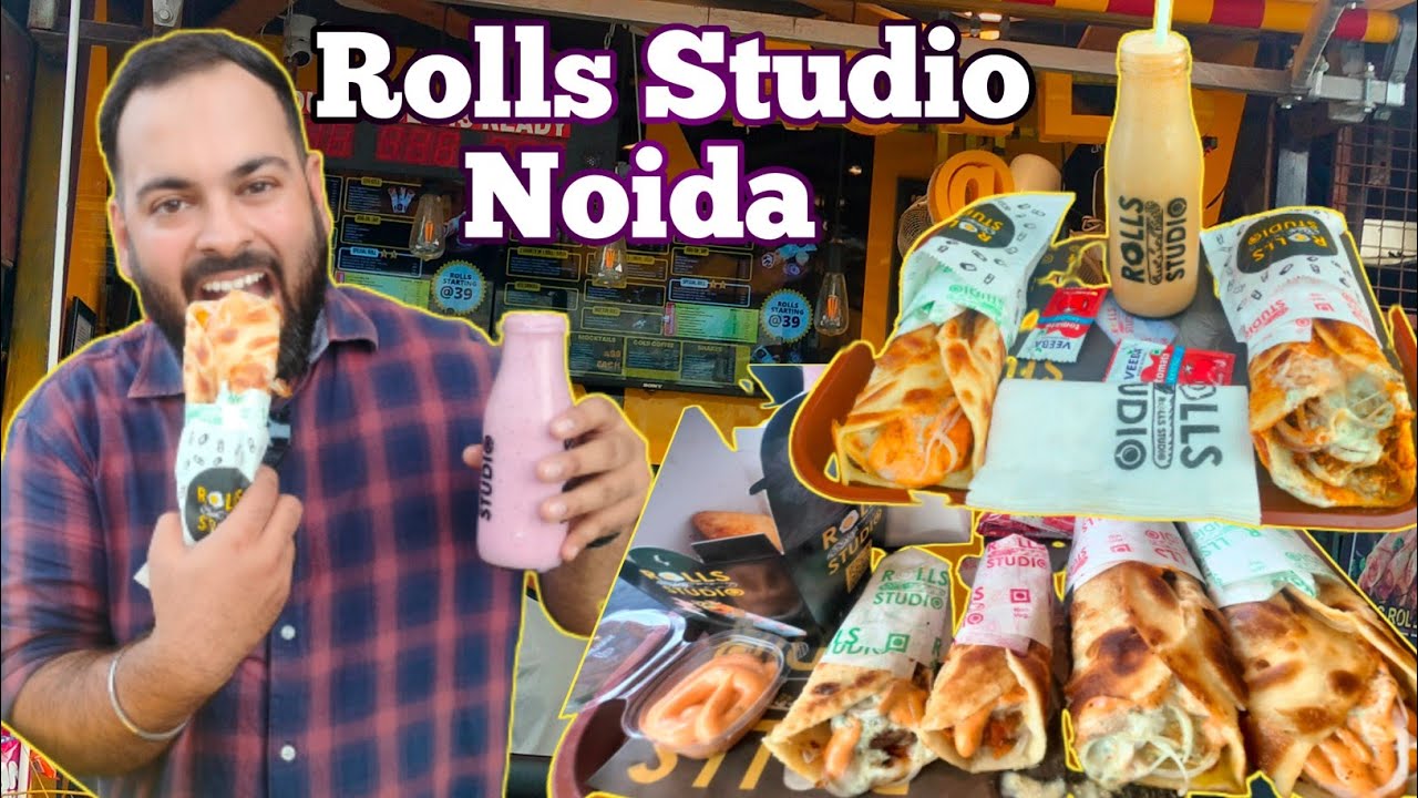 Rolls Studio At Jagat Farms Market, Greater Noida | 11Am-11Pm | Delicious Khazzana - YouTube
