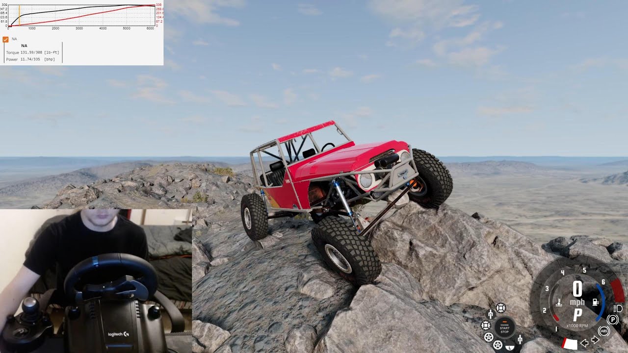 EXTREME Realistic Rock Crawling In a FJ45 | BeamNG - YouTube