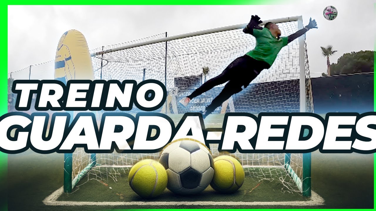 🧤 Treino de Guarda-Redes: Reação Ninja com Bolas de Ténis e Luzes! ⚽ ...