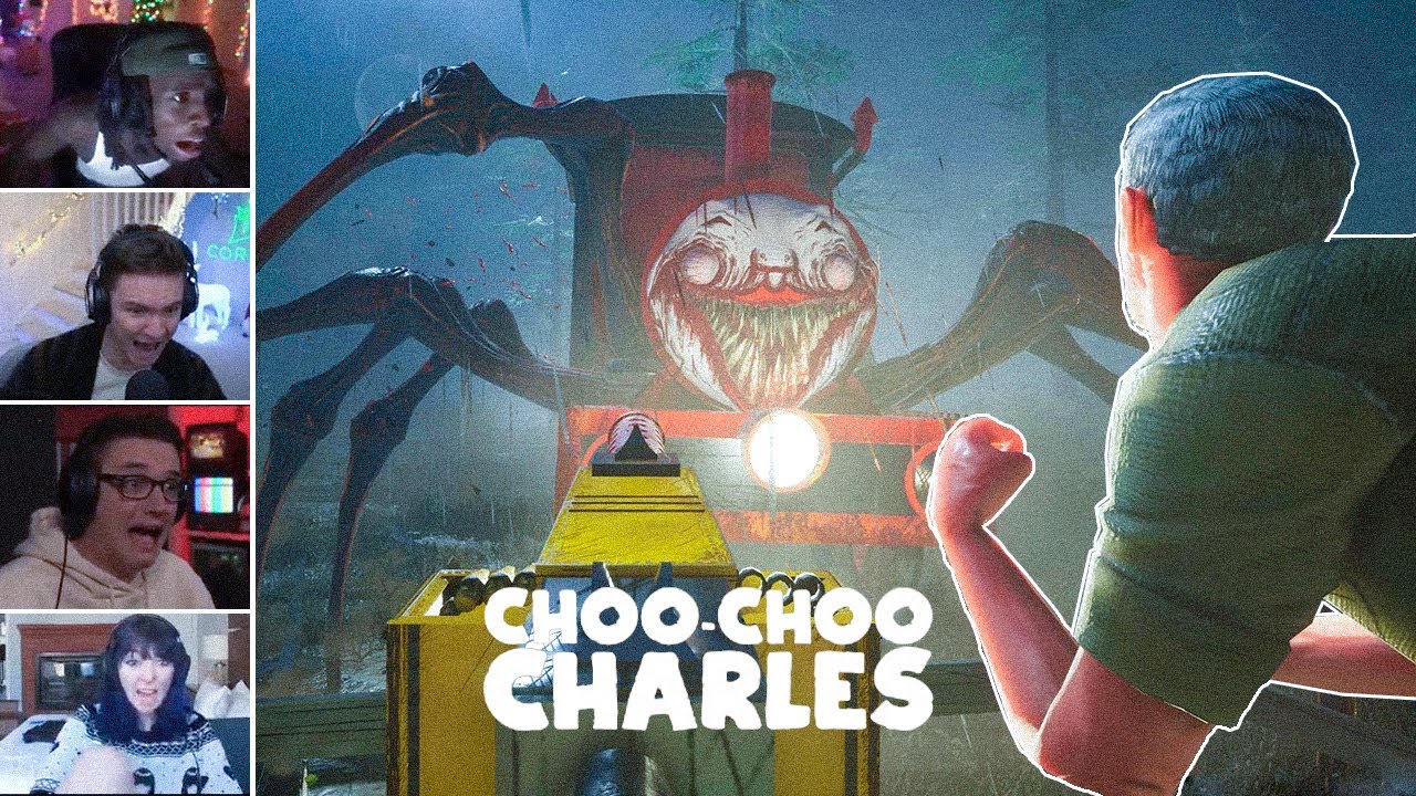 Choo-Choo Charles Top Twitch Jumpscares Compilation (Horror Games ...
