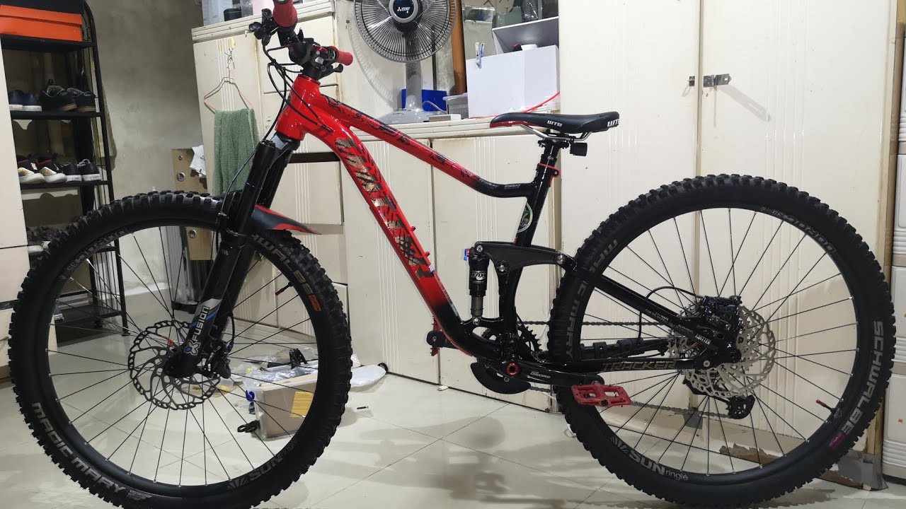 TWITTER TRACKER FULL SUSPENSION MTB 29er Build and Ride - YouTube