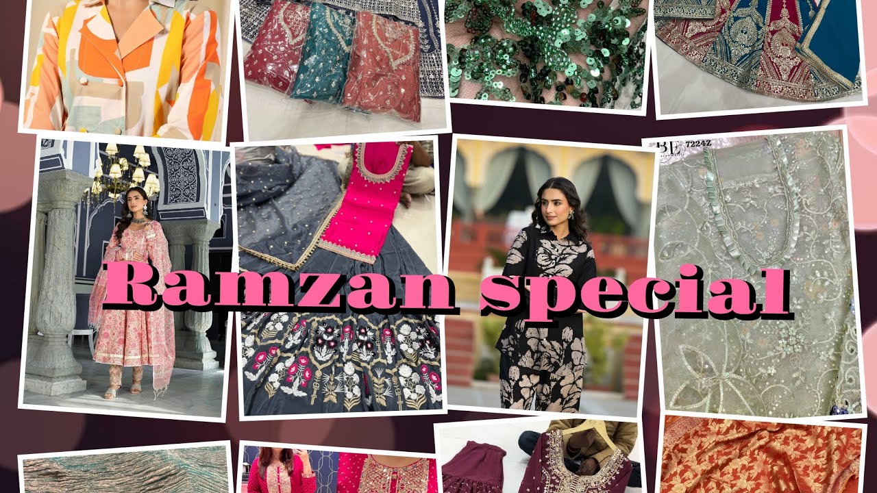 Look a round of new collection for Ramzan - YouTube