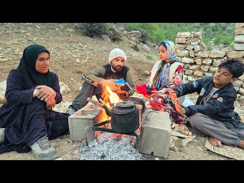 In the Zagros Mountains… How This Family Keeps Hope Alive 💛🏔️