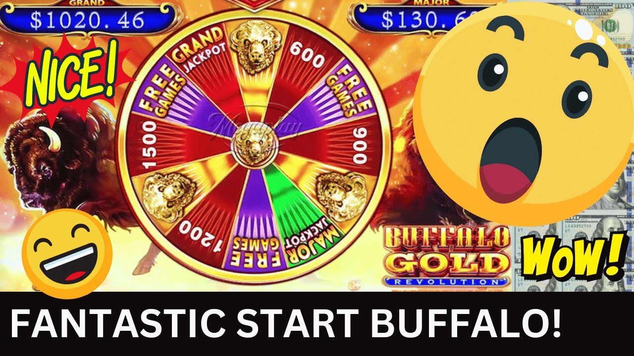 Buffalo Gold Revolution Fantastic Start! #slotmachines - YouTube