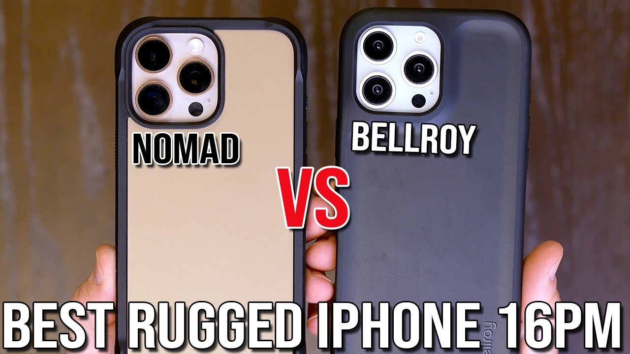 Best Rugged iPhone 16 Pro Max Case | Nomad vs Bellroy - YouTube