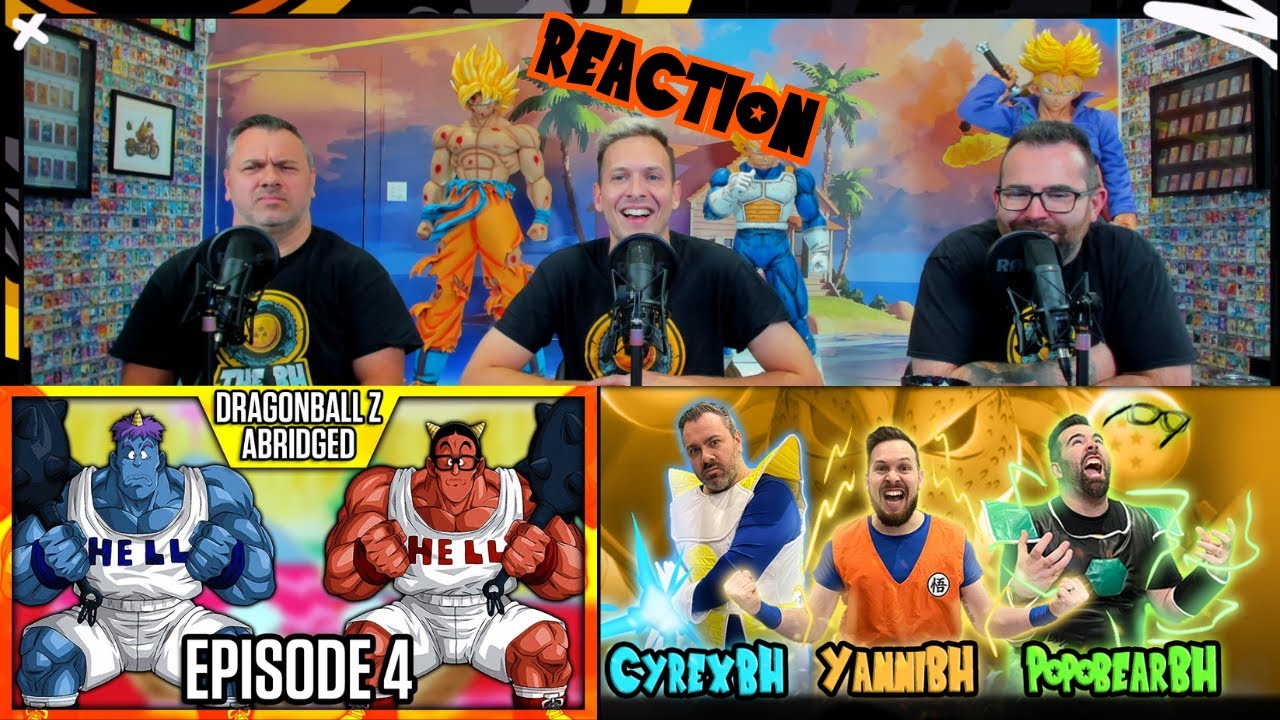 Team FOUR STAR! Dragon Ball Z ABRIDGED CLIPS REACTION!! Episode 4 - YouTube