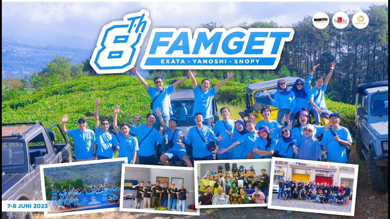 FAMGET EXATA KE 8 - VILLA SYAFAMA BOGOR - YouTube