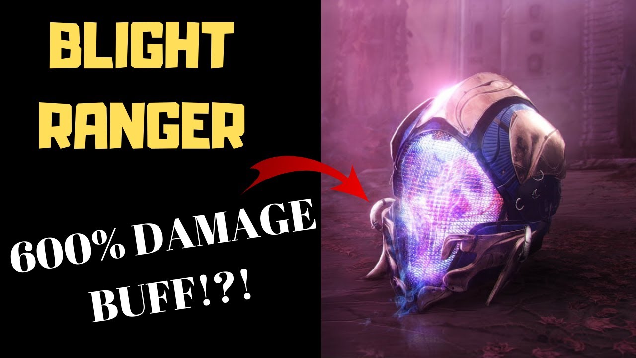 BLIGHT RANGER REVIEW- Hunter Exotic Destiny 2 The Witch Queen - YouTube