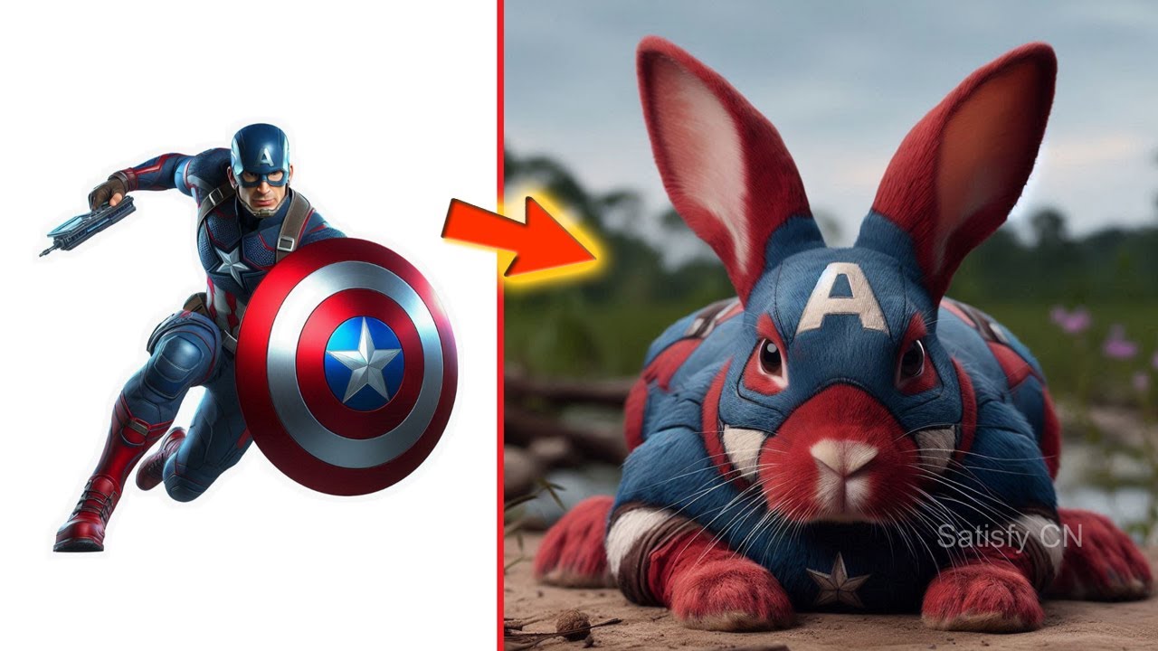 AVENGERS But RABBIT 🐇 VENGERS 🔥 All Characters (Marvel & DC) - YouTube