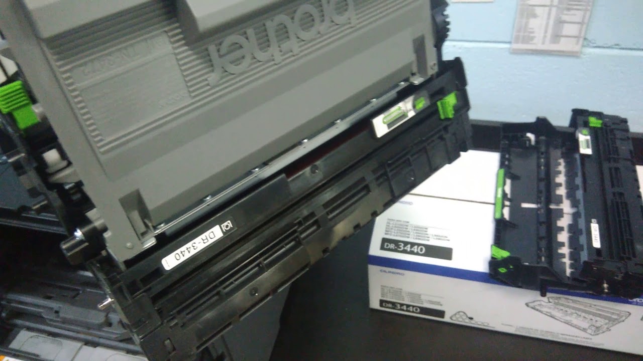 Brother HL-L6202dw - Substituir Tambor - YouTube