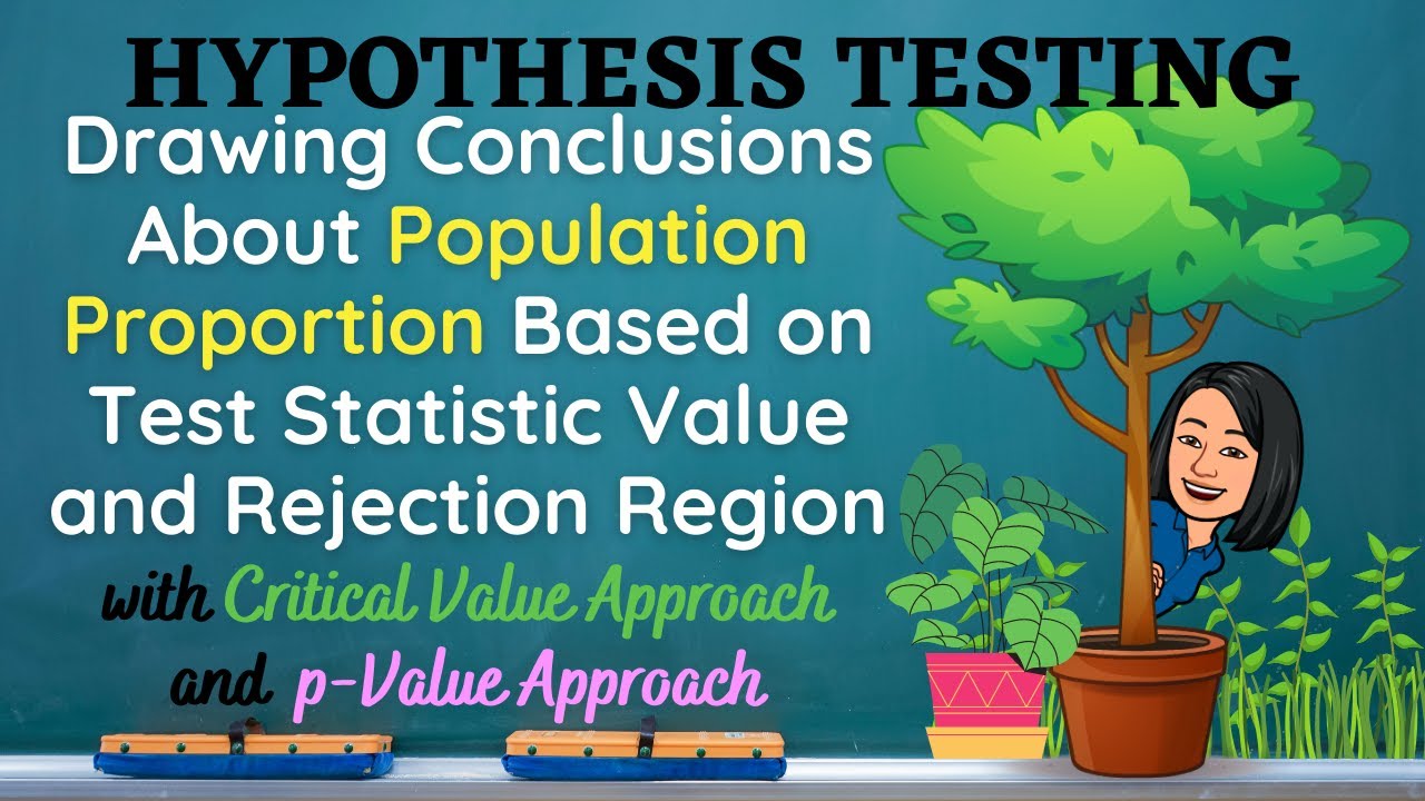 Drawing Conclusion About Population Proportion Based on Test Statistic ...