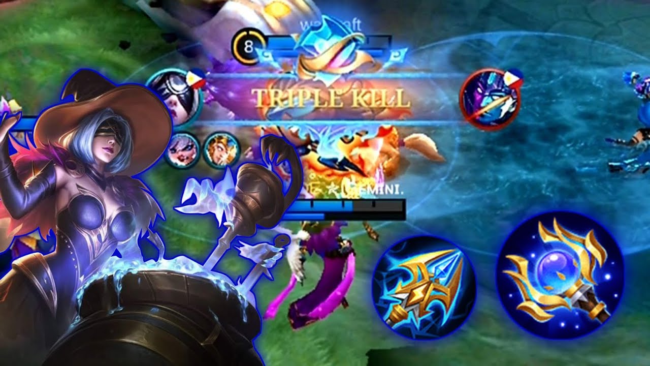 1 HIT BUILD AND BEST ROTATION FOR PHARSA!!! - MLBB - YouTube