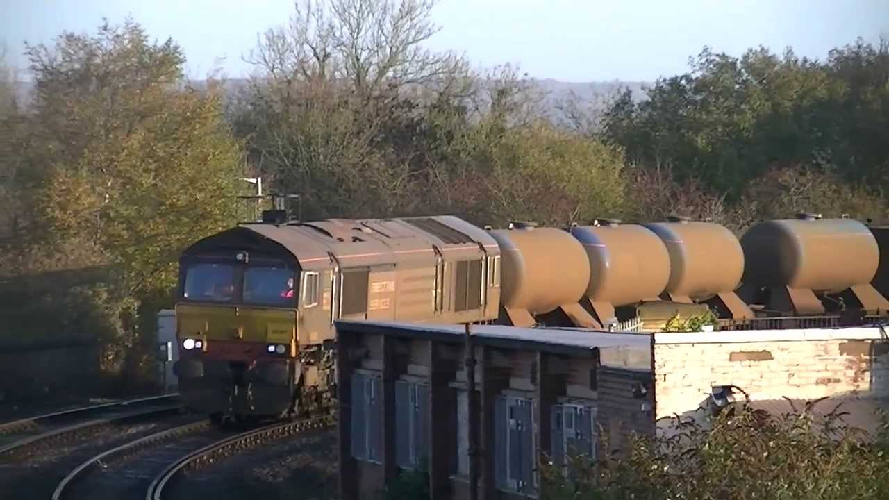 DRS 66301 tnt 66421. 3J11 NR RHTT. Carnforth. 12/11/13 - YouTube