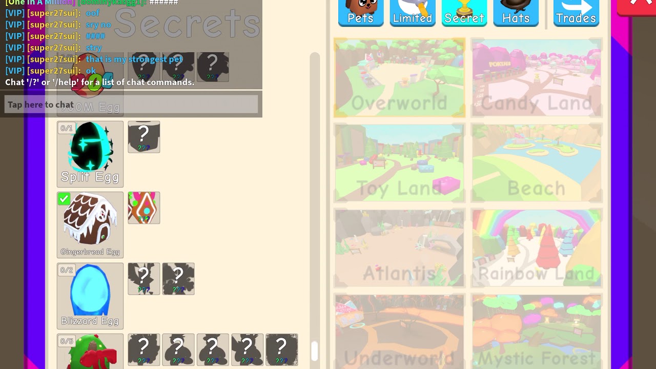 I hatched my first secret pet in bgs! - YouTube