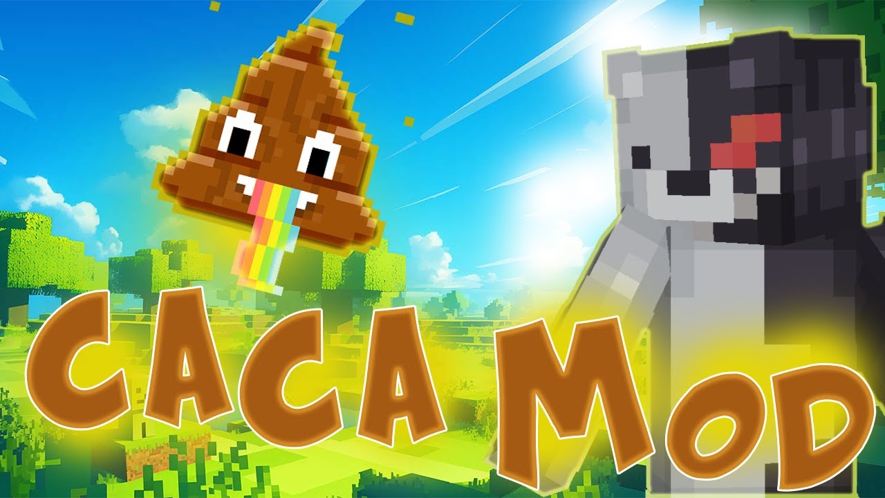 haciendo caca en minecraft ( caca mod minecraft 1.16.4) - YouTube