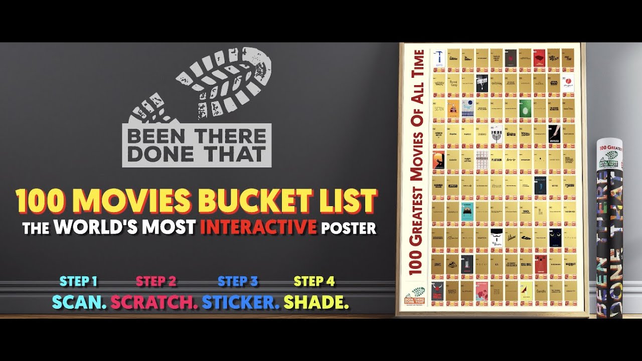 BEEN THERE DONE THAT | 100 GREATEST MOVIES SCRATCH OFF POSTER ...