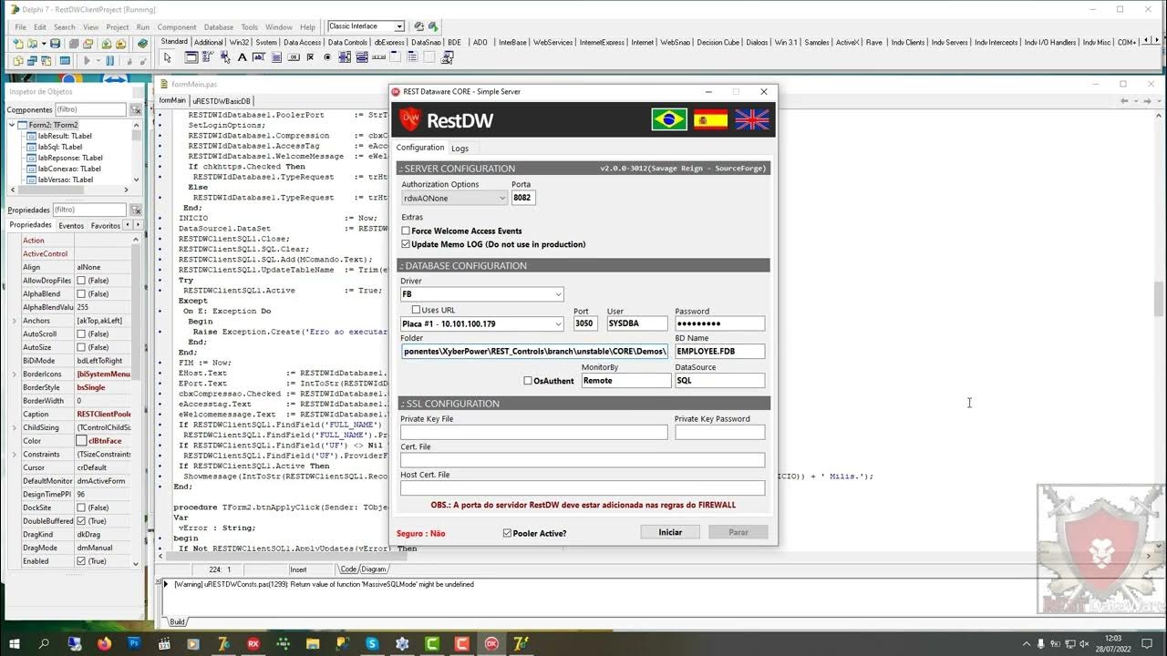 REST Dataware CORE - Refactor - Cross language, compatibilidade - YouTube