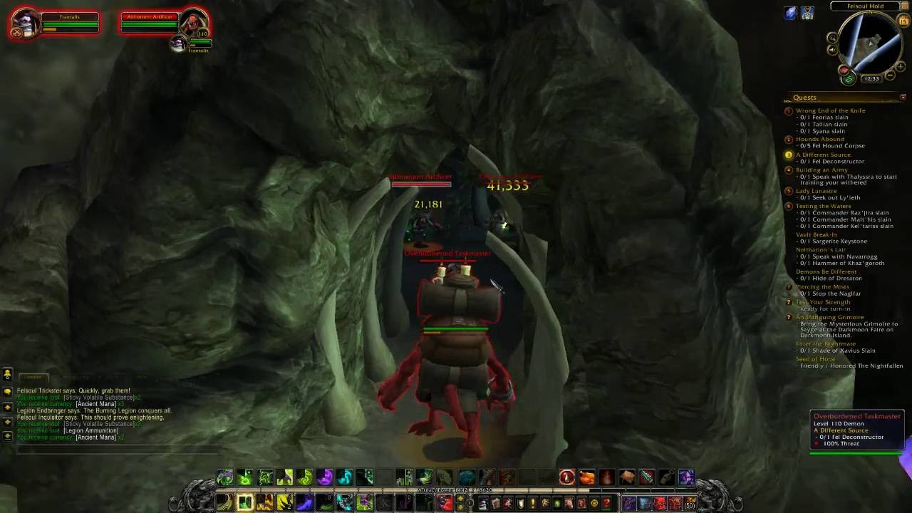 World of Warcraft A Different Source Legion Quest Guide - YouTube
