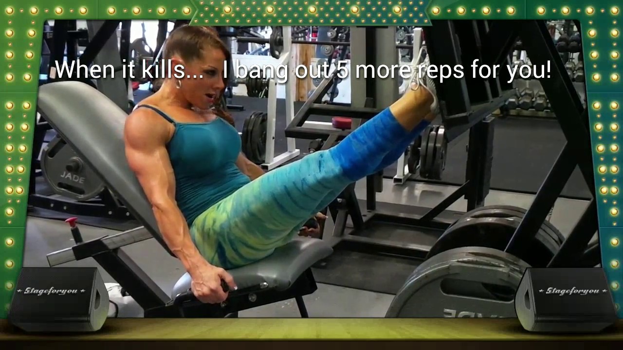 LINDSAY MULINAZZI www.FitnessInferno.com 270 lb LEG PRESSES 95 DEGREES ...