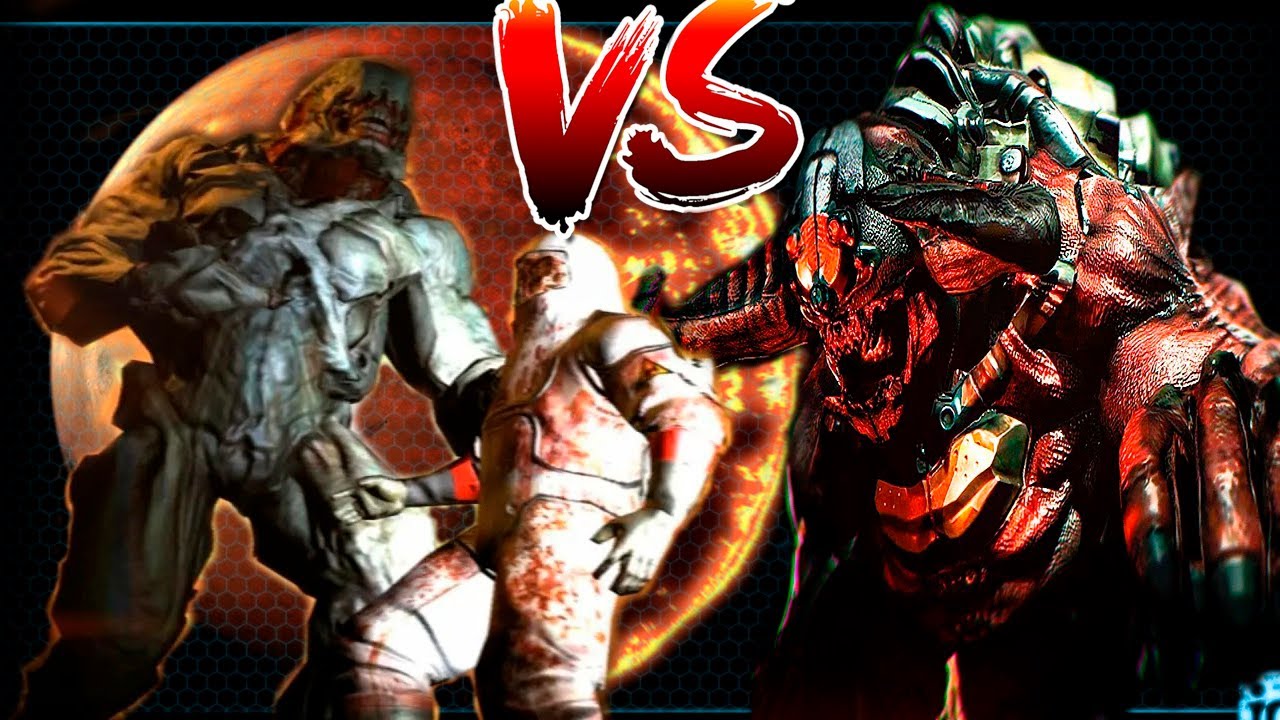 Cyberdemon vs Hell Knight - BOSS FIGHT - DOOM 3 Monster Infighting ...