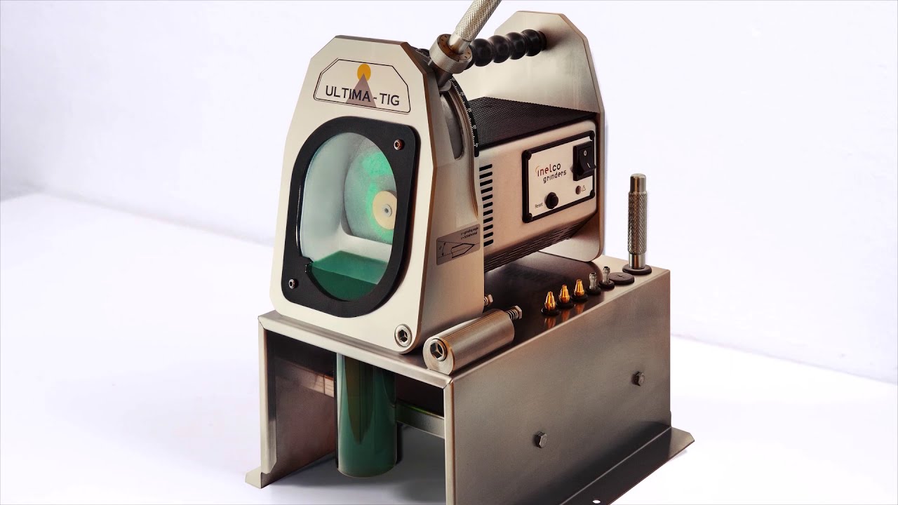 Inelco Grinders : Tungsten grinders for TIG welding - YouTube