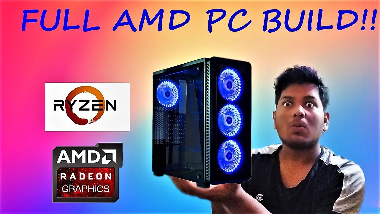 AMD POWERED GAMING PC BUILD | INDIA-2020 | 1080P-60+FPS(GTA-5,PUBG ...