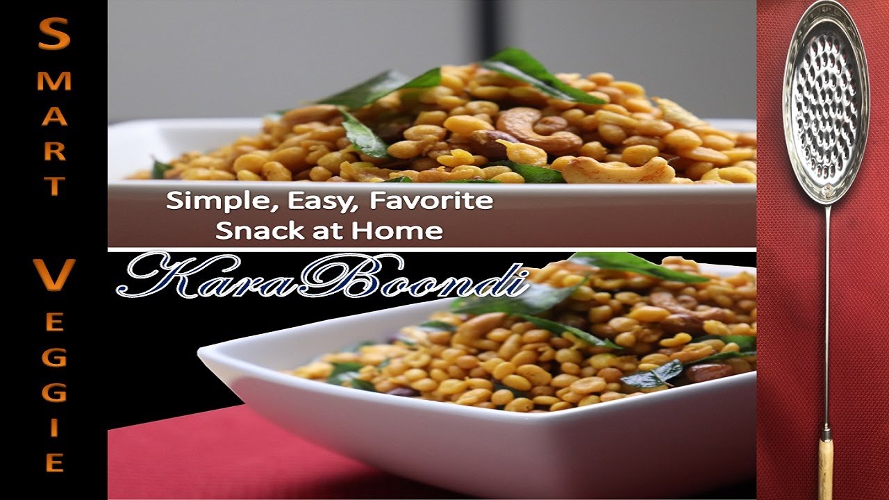 KaraBoondi | Spicy Boondi | Boondi | Evening Snacks | பூந்தி | बूंदी ...
