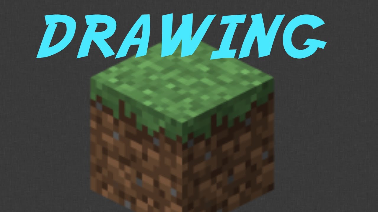 MrGoldiez's Drawing Tutorial: Grass Block - YouTube