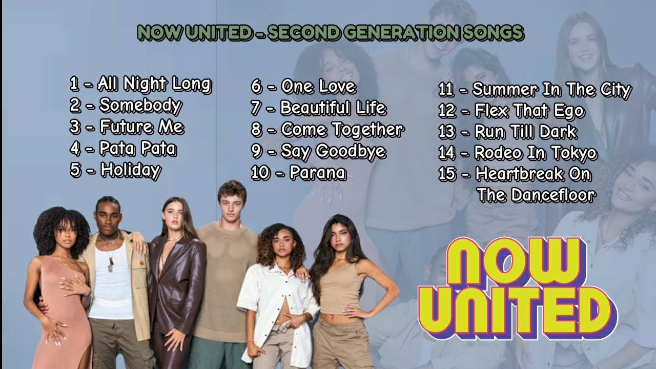 NOW UNITED SECOND GENERATION ALBUM - YouTube