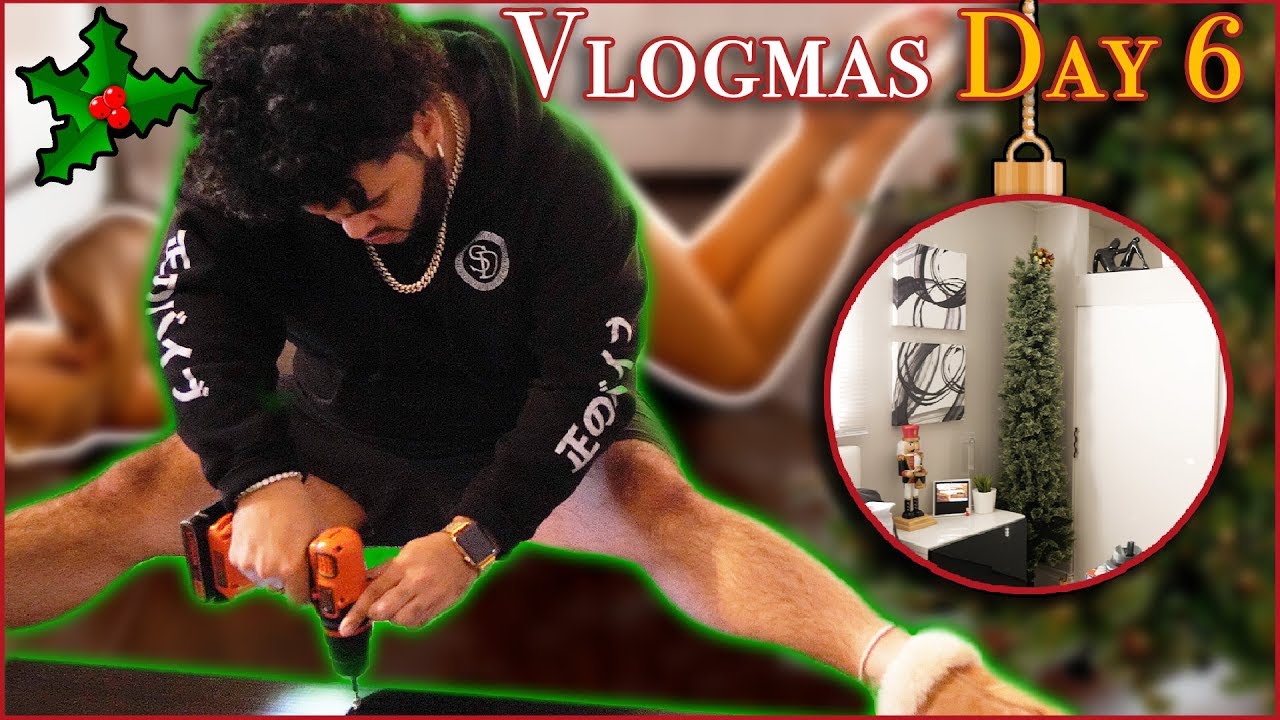 Christmas Room Decorating Vlogmas Day 6 Youtube