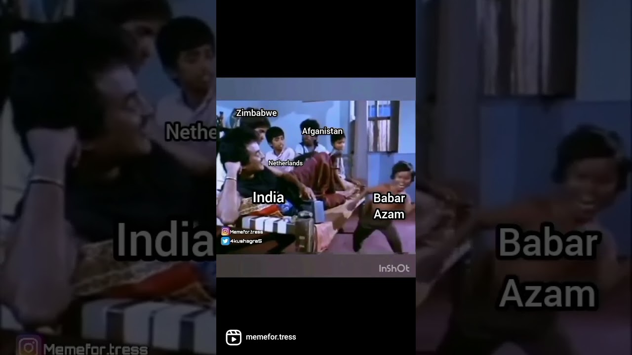 Gobar Azam 🤣 #worldcup #babarazam #viratkohli #rohitsharma #india #icc ...