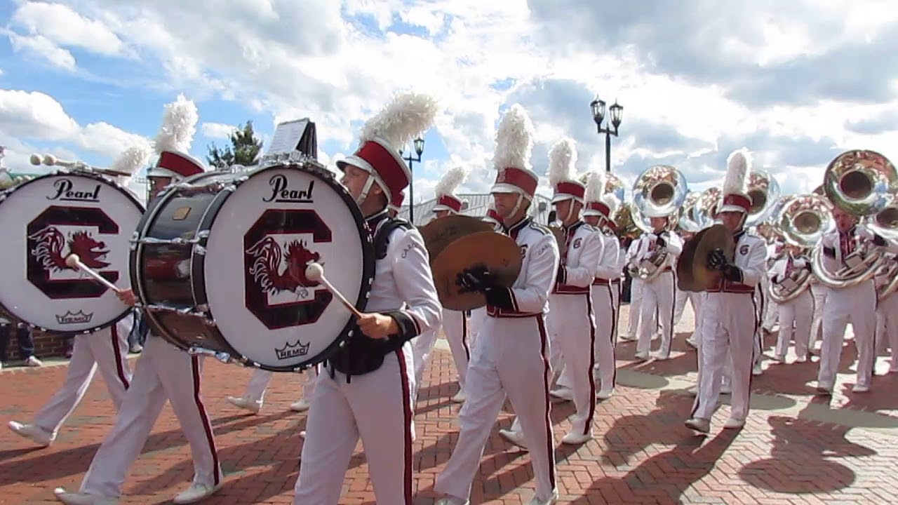 The Mighty Sound of the Southeast Carolina Band parade to Stadium 2017 ...