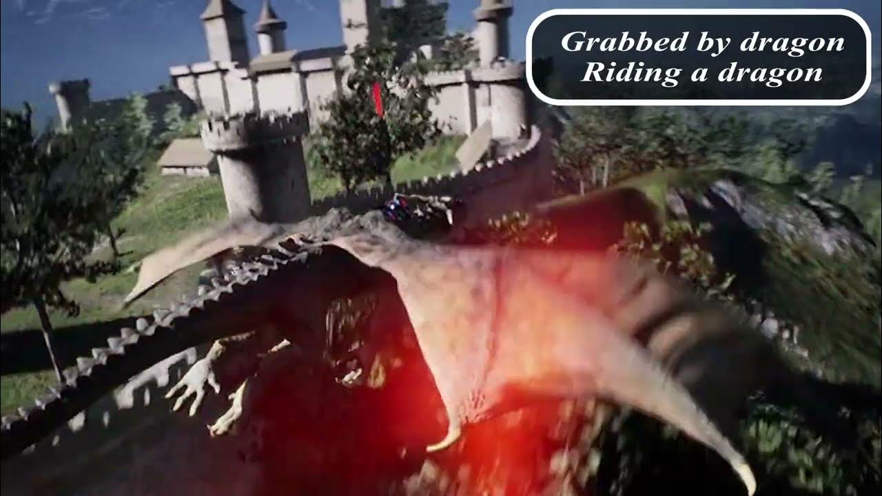 Ai Dragon Ue4 Riding/Grabbing player - YouTube