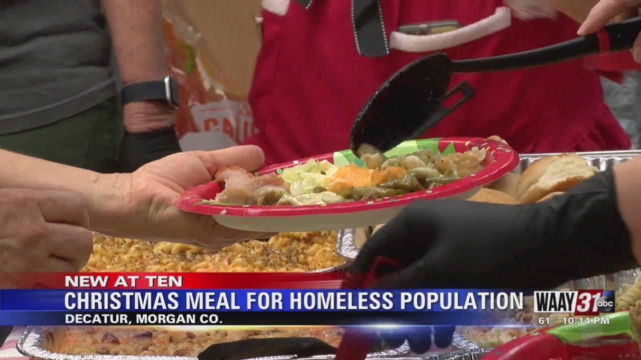 Christmas Meal for the Homeless in Decatur - YouTube